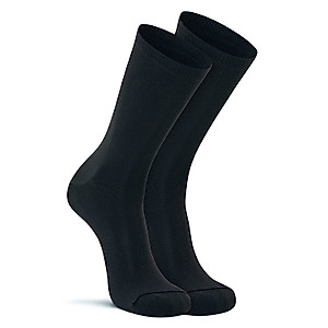 Fox River Standard Wick Dry Auras Ultra-Lightweight Liner Crew Socks, Black, X-Large