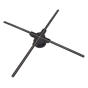 FTVOGUE 80cm 3D Holographic Projection Advertising Display 1600x928 Naked Eye 3D Holographic Projection Fan for Commercial Shop Sign Bar Party