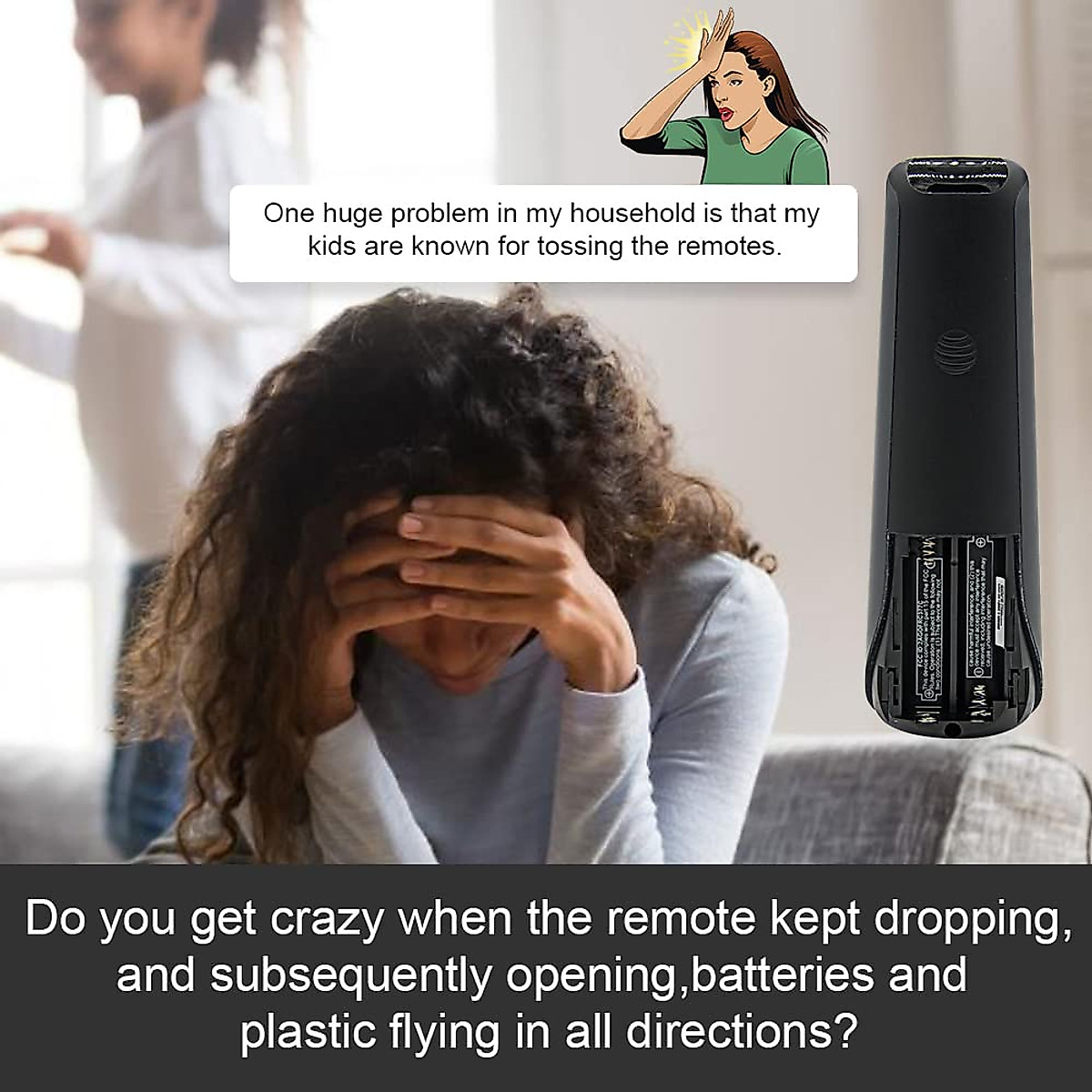 2pack Protective Case Cover for AT&T TV Now DirecTV Receiver Remote Control Voice Control C71KW,for AT&T TV Now DirecTV Remote Back Shockproof Silicone Cover Holder Skin Protector-Glowblue+Glowgreen