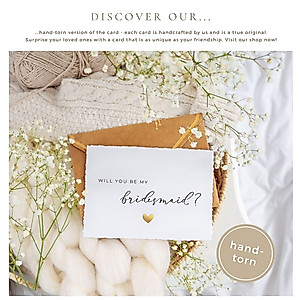 Joli Coon Will you be my bridesmaid card with luxury envelope and wax seal - Bridesmaid proposal cards