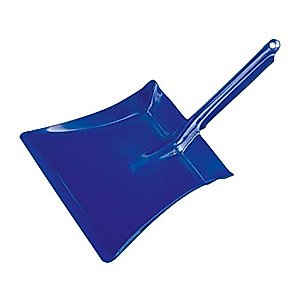 Redecker Children’s Play Dustpan, Durable Metal with Powder-Coated Finish, Blue