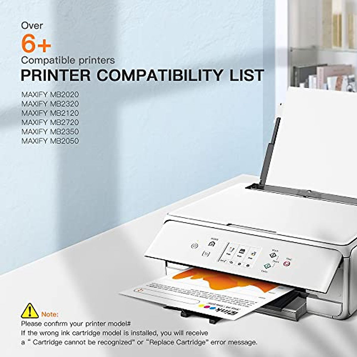 E-Z Ink (TM Compatible PGI-1200XL Ink Cartridge Replacement for Canon PGI-1200 XL for Maxify MB2720 MB2320 MB2120 MB2350 MB2050 MB2020 Printer (3 Black, 2 Cyan, 2 Magenta, 2 Yellow, 9-Pack)