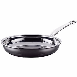 Hestan - NanoBond Collection - Titanium Stainless Steel 8.5-Inch Frying Pan - Toxin, PFAS, & Chemical Free Clean Cookware, Induction Cooktop Compatible