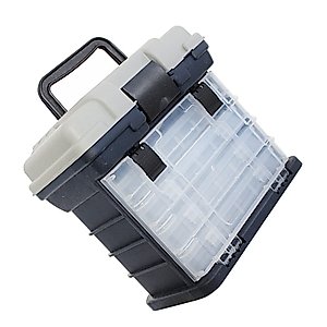 Wakauto 1pc Box fishing box fishing tool storage suitcase for kids fishing lure case plastic toolbox suitcases for kids Four-Layer Tool Case Sewing kit handheld child abs compound