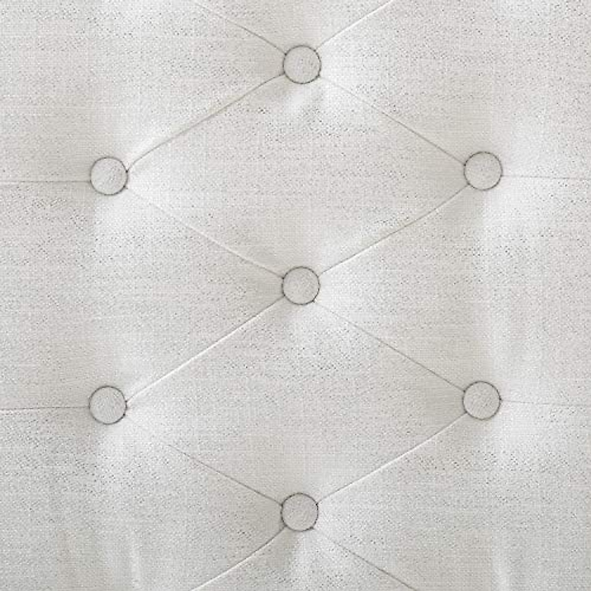 Linon Ella Glitz Acrylic Leg Bench, 35"Wx17"Dx18"H, White