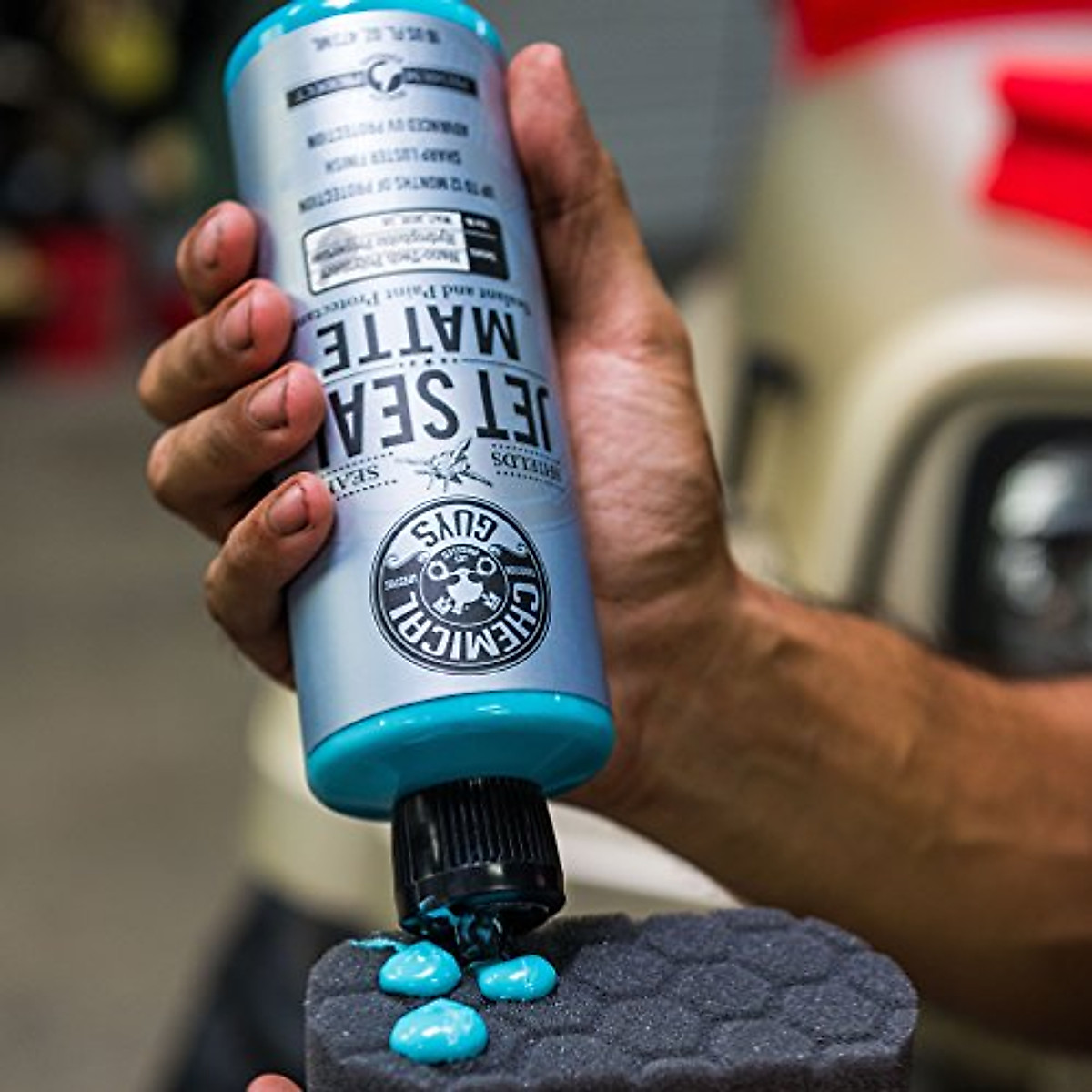Chemical Guys Smart Wax WAC_203_16 Blue JetSeal Matte Sealant and Paint Protectant (16 oz).