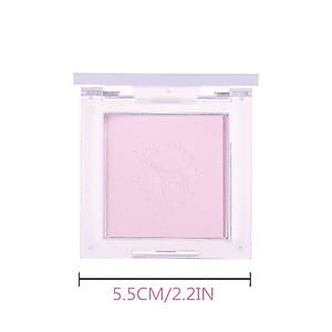 Blush Palette, Milk Galaxy Soft Mist Blush Monochrome Blush Palette Matte Vitality Nude Makeup Rouge Repair Blush Portable Daily Light Makeup Pink Tender Girl Beautiful Woman (Taro paste)