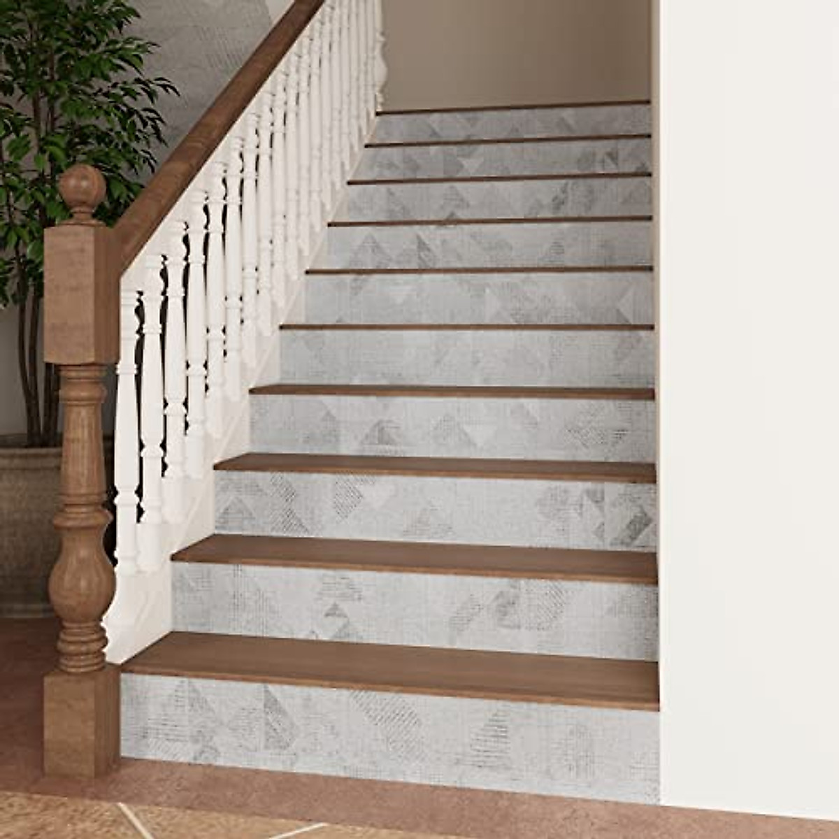 Wallercity Light Grey Grasscloth Peel and Stick Wallpaper Removable Fabric Grass Cloth Wallpaper Self Adhesive Textured Gray Linen Contact Paper for Cabinets Waterproof Drawers Liners Vinyl Paper Film