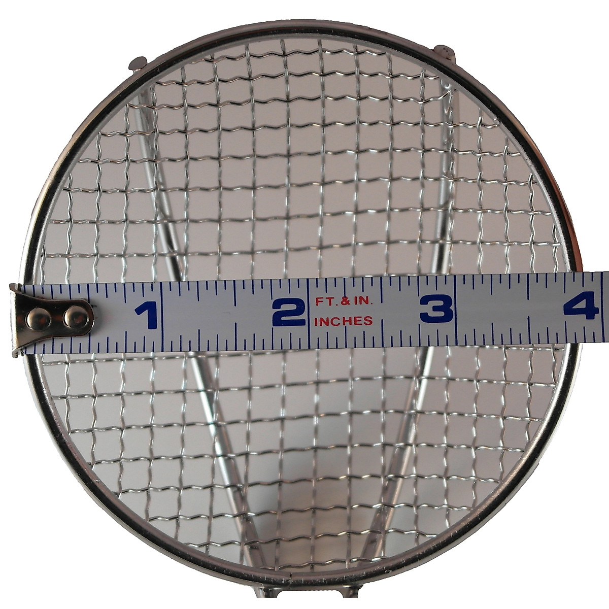 Sand Dipper Full Size Beach Scoop Shovel & Sifter Tool for Beachcombing – Adjustable Sea Glass, Shell, Shark Tooth Sifter for the Beach – Can Be Used as a Walking or Hiking Stick Too – Blue, 4” Basket