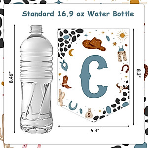 JOYMEMO It's A Cowboy Banner, Blue Cowboy Baby Shower Decorations for Boy, Western Little Cowboy Theme Decor Party Supplies