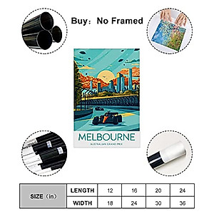 ERWYN Mclaren poster Formular One Poster F1 Walls Canvas Car Posters Wall Art Canvas For Boys Room Vintage Unframe-style 16x24inch(40x60cm)