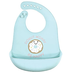 Hudson Baby Unisex Baby Silicone Bibs, Sweetest Cupcake, One Size