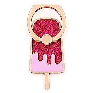 LaMignonne Phone Ring Holder Ice Cream Stick Metal Finger Grip 360° Rotation Kickstand Universal Phone Grip Compatible with All Smartphone