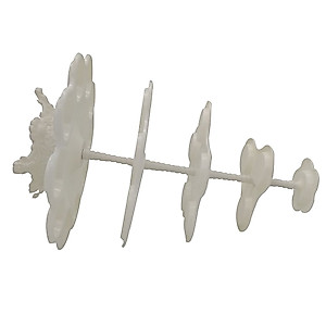 5 Tier Cupcake Stand Holds 27 Cupcakes Holder Round Dessert Tower Tree Display for Wedding Birthday Tea Party Home Plastic White