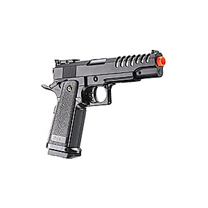 2011 Alloy Series Spring Airsoft Pistol w/Wavey Stippling (Color: Black)