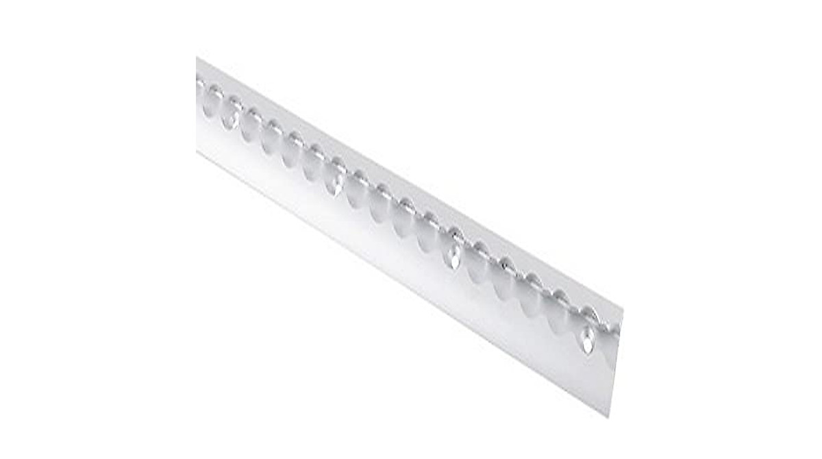 Keeper - 4’ Heavy Duty Beveled O-Track, Chrome — 🛍️ The Retail Market