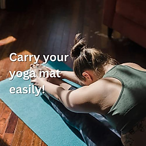 Nomadic State of Mind Yoga Mat Carrier | Durable Woven Rope | Adjustable Strap for Carrying | Exercise Mat Sling | Lightweight | Fits All Mat Sizes (Camel)