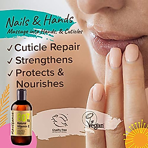 naissance Natural Vitamin E Oil 8 fl oz - Pure, Natural, Vegan, Cruelty Free, Hexane Free, Non GMO - Ideal for Aromatherapy, Skincare, Haircare, Nailcare and DIY Beauty Recipes