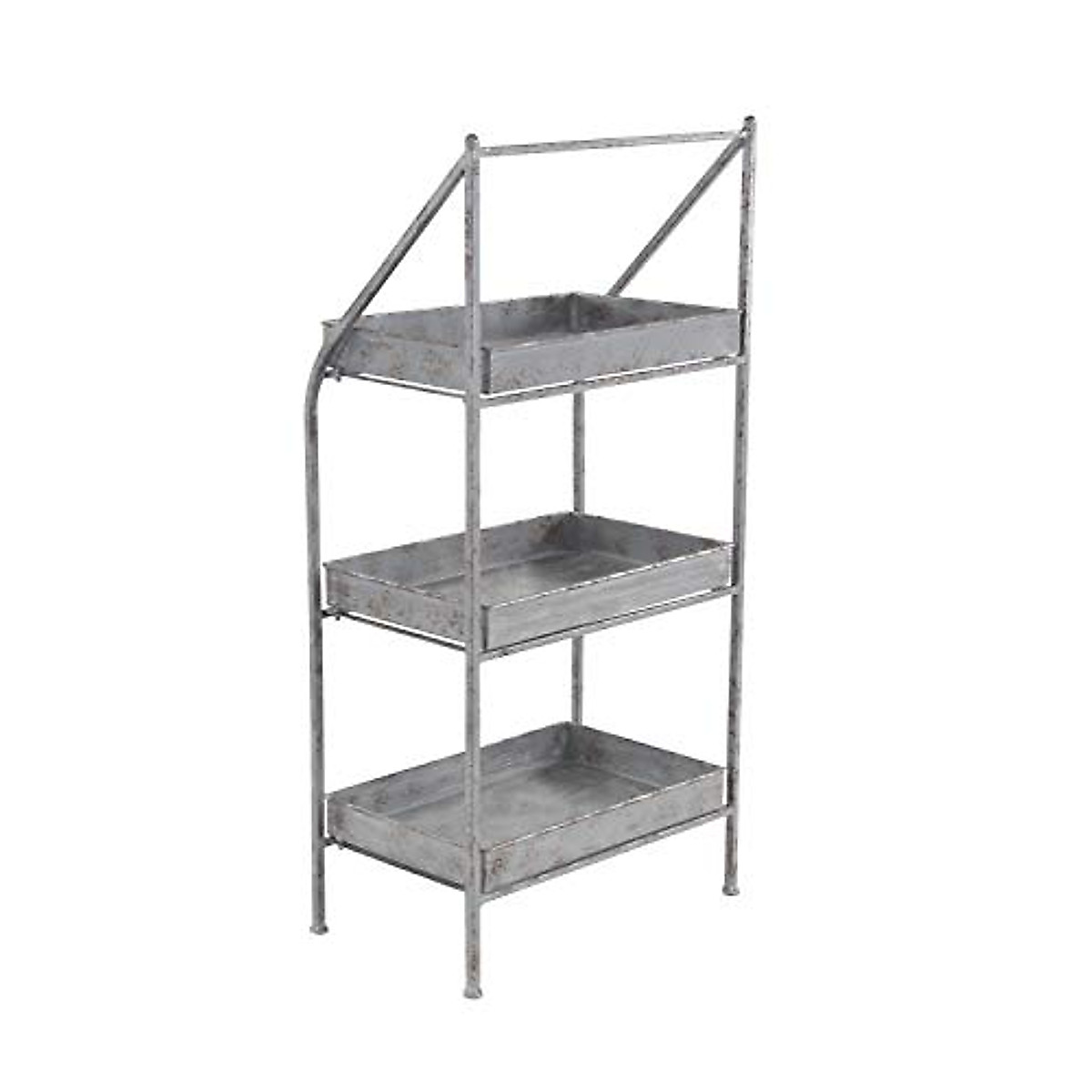 Deco 79 Plantstand, 11" W x 39" H, Gray
