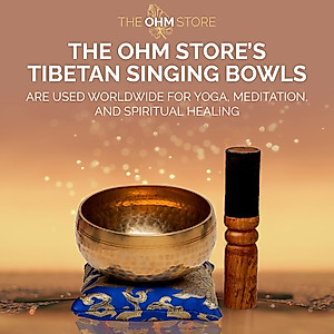 Handcrafted Lingam Meditation Sound Bowl and Lava Stone and Rose Quartz Mala Bracelet Bundle — Yoga, Healing, Intention Setting, and Mantra Recitation