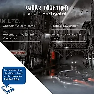 Adventure Games: The Gloom City File – A Kosmos Game from Thames & Kosmos | Collaborative, Replayable Storytelling Gaming Experience for 1 to 4 Players Ages 16+