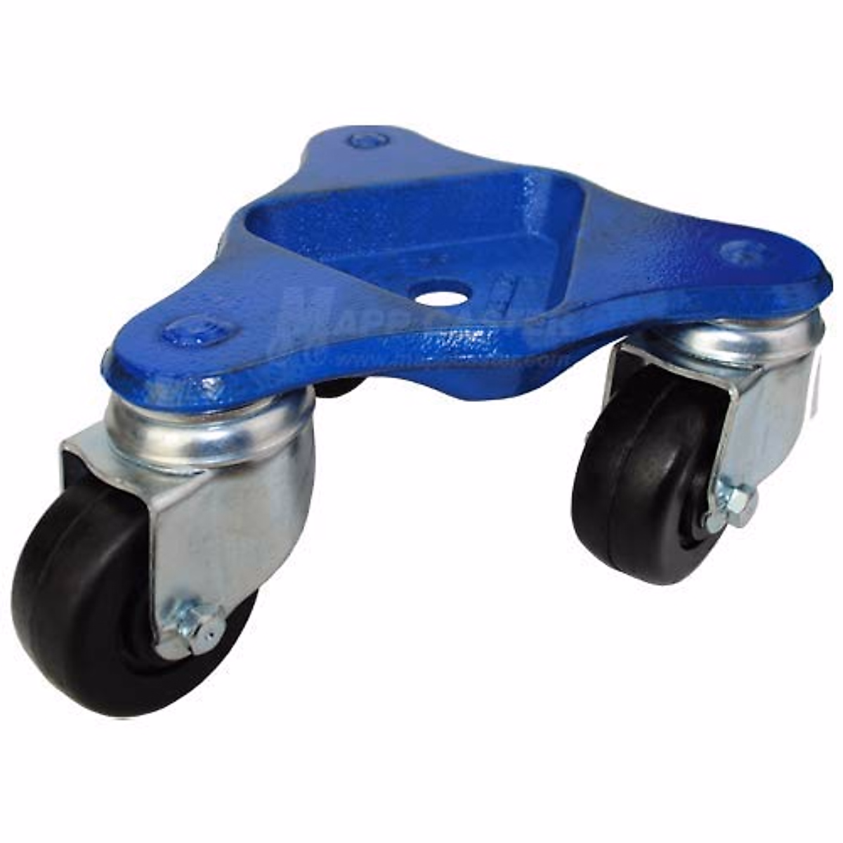 Tri Wheel Cup Dolly with 3" Hard Rubber Wheels - 840 lbs Capcity - Made in USA