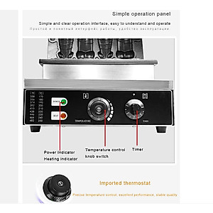 Kolzayier Commercial Strange Shape Penis Waffle Maker Machine,Waffle Stick Machine,Hot Dogs Sausage Grill Baker Waffle maker for Restaurant,Beach,Party,Street food,Bars,Dessert Shops, Food carts