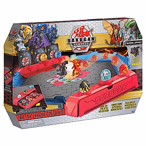 Bakugan Battle League Coliseum, Deluxe Game Board with Exclusive Fused Howlkor x Serpenteze, Kids Toys for Boys Ages 6 and Up