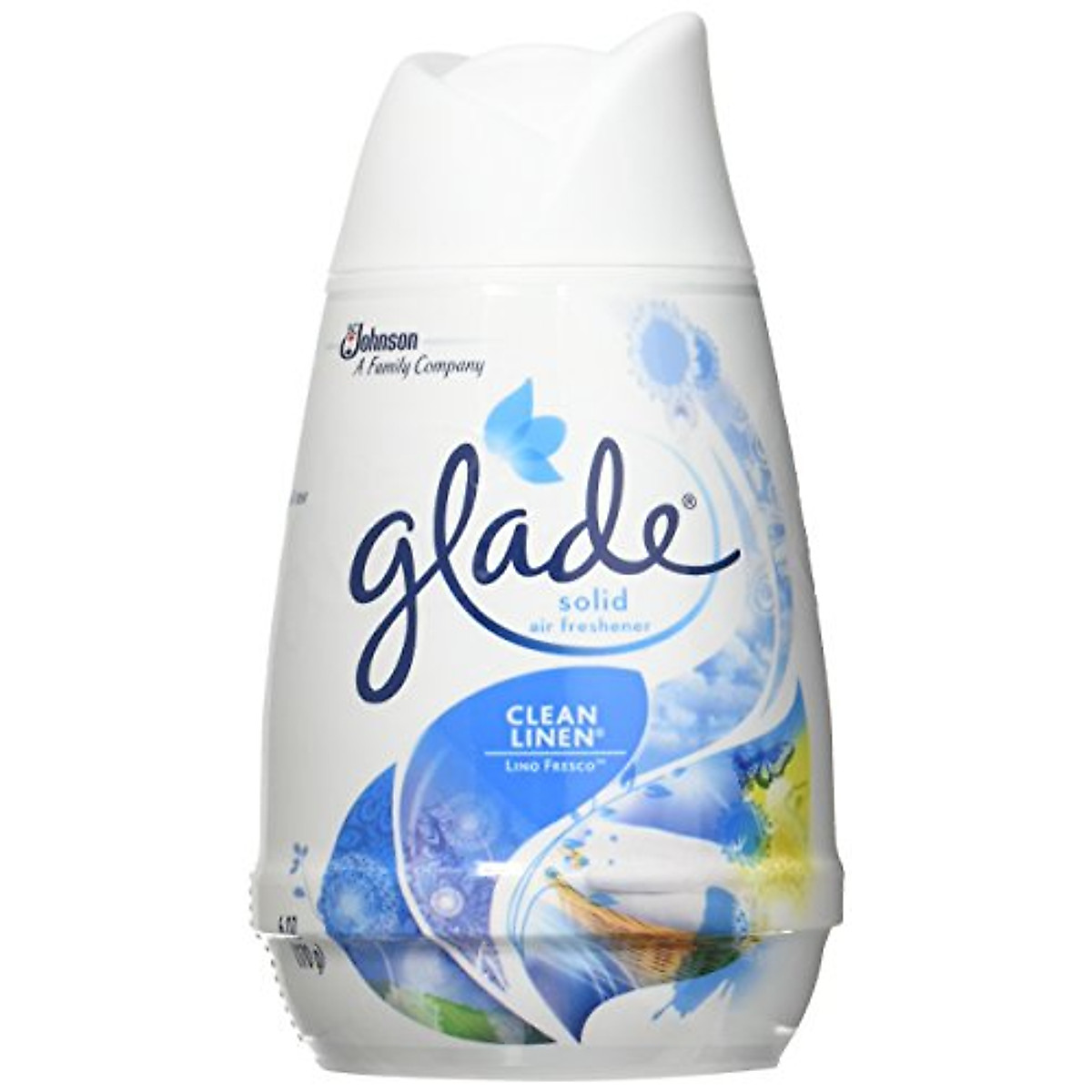 Glade Solid Air Freshener, Clean Linen Fragrance, 6-oz (Pack of 4)