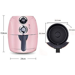 Air Fryer for Home Use 2.5L Modern Simplicity Air Fryer Air Fryer Automatically Fried Chicken Fish and Chips Oven Pink