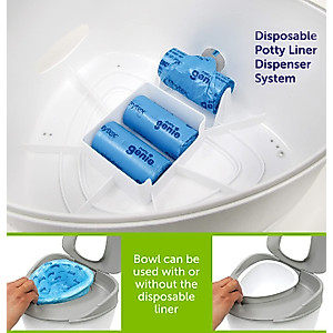 Playtex Baby Potty Genie Liner Refill Bags 2 Pack, Blue