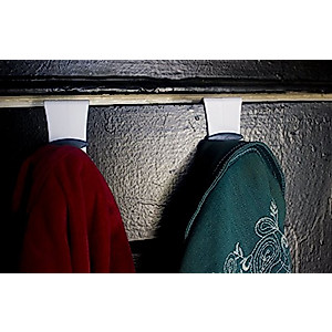 TidyHouse Space Saver Over The Door Hook Hanger Rack Set - Organise Bedroom, Bathroom, Closets - Hang Shirts (Standard)