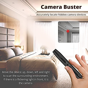 MADELONE Anti Spy Detector - for Wireless Audio Bug Camera, Bug Detector, Privacy Protector, 5 Levels Sensitivity, Portable Pen Shape for Home Office Travel