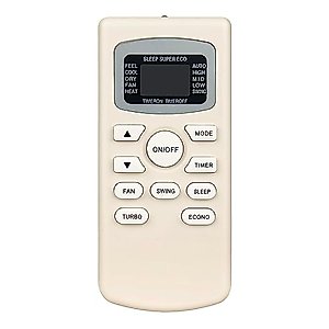 AULCMEET GYKQ-34 New Replacement Remote Control fit for Soleus/Black Decker Room AC A/C Air Conditioner