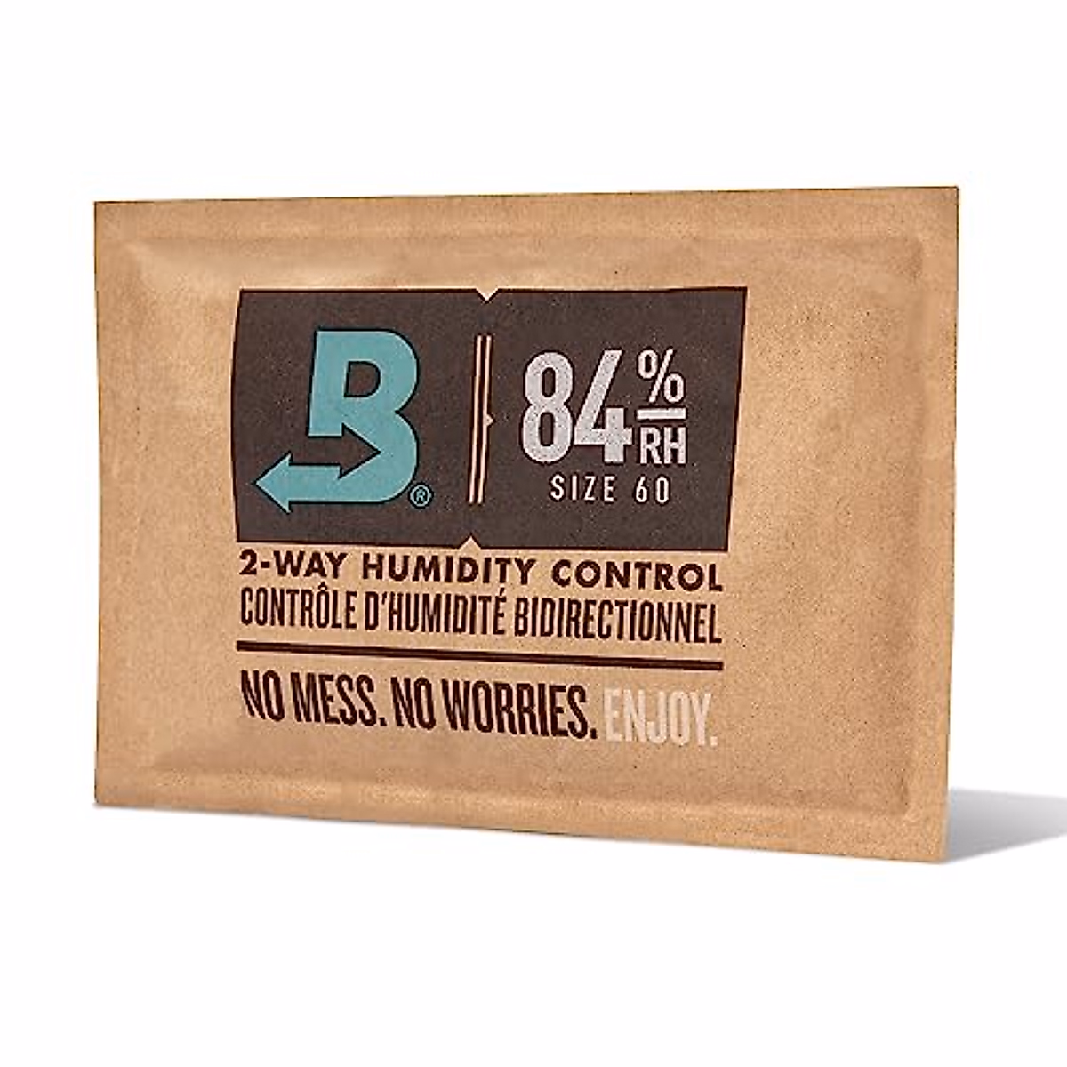 Boveda 84% Two-Way Humidity Control Pack For Seasoning – Season Wood Containers – Size 60 – Single – Individually Wrapped Seasoning Packet