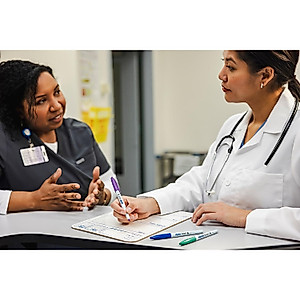 Expo Vis-A-Vis Wet-Erase Marker, Fine Point, Black Ink, Dozen (San16001)