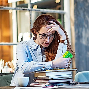 Christmas 60Pcs Mini Pop Push It Keychain Fidget Toy Pack,Mini Pop Push It Bubble Fidget Sensory Toys,Toys for Kids Adult Gifts