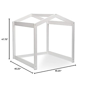 Disney Minnie Mouse Indoor Playhouse with Fabric Tent for Boys and Girls by Delta Children, Great Sleep or Play Area for Kids - Fits Toddler Bed - Greenguard Gold Certified