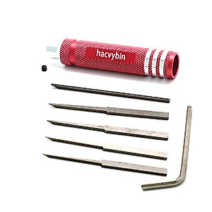 Prime Model Scriber Model kit Resin Carved Scribe Tool line Hobby Cutting Tool Chisel 5 Blades for RC Car/Drone Repair
