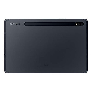 SAMSUNG Galaxy Tab S7+ Plus 12.4” 128GB Android Tablet w/ S Pen Included, Edge-to-Edge Display, Expandable Storage, Fast Charging USB-C Port, ‎SM-T970NZKAXAR, Mystic Black