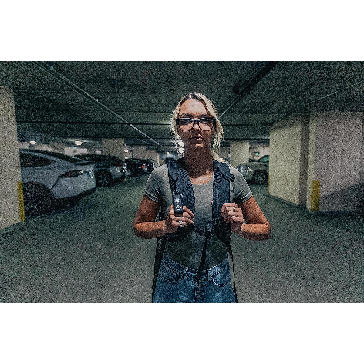 Byrna Banshee Personal Safety Alarm - 130db Loud Military Grade Self Defense Emergency Keychain Siren Device with LED Strobe Alert Light for Women, Men, Children, Elderly, Hikers and Runners (Pink)