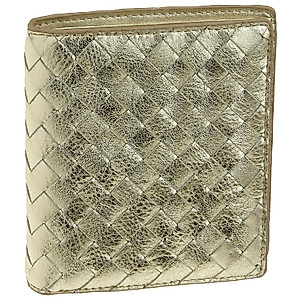 Harry's Intrecciato Women's Wallet, Gold
