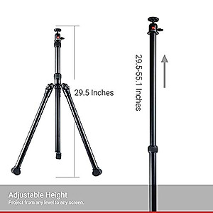 Anker Nebula Mars 2 Universal Tripod 3 Feet Black – Tripods (Universal, 3 Feet, Black, 360°, 0 – 180°, Steel)