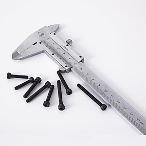 Joamang M4 x 20mm 25mm 30mm 35mm 40mm Hex Socket Head Cap Screws Bolts, 12.9 Grade Alloy Steel, Black Oxide Finish, Metric Allen Hex Drive, Fully Threaded, Assortment Kit 50Pcs