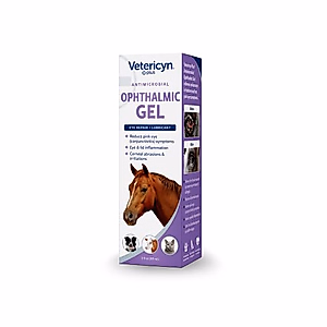 Vetericyn Plus Ophthalmic Eye Gel for Horses | Eye Ointment Alternative to Lubricate and Relieve Horse Eye Irritations, Safe for All Animals. 3 ounces