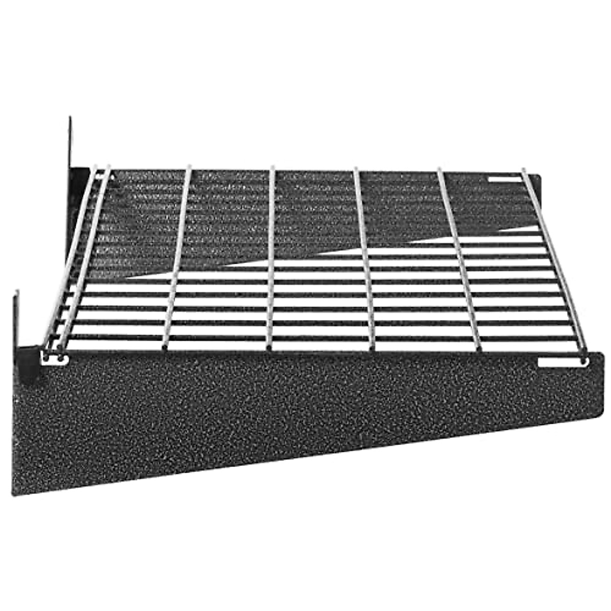 Hyloft 45-Inch X 15-Inch Steel Wall Shelf Storage Rack for Garage, Low-Profile Brackets, Max Shelf Load 200 Pounds, Hammertone, 2-Pack