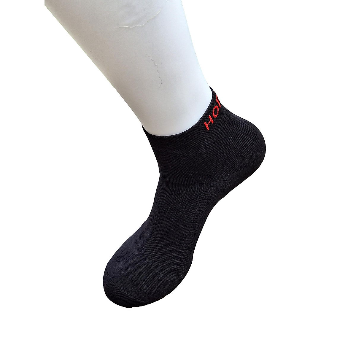 Hoplite Trail Running Compression Socks for Men and Women, ankle-length, 2 pair multi-pack, great for running, cycling, hiking, and OCR (Large)