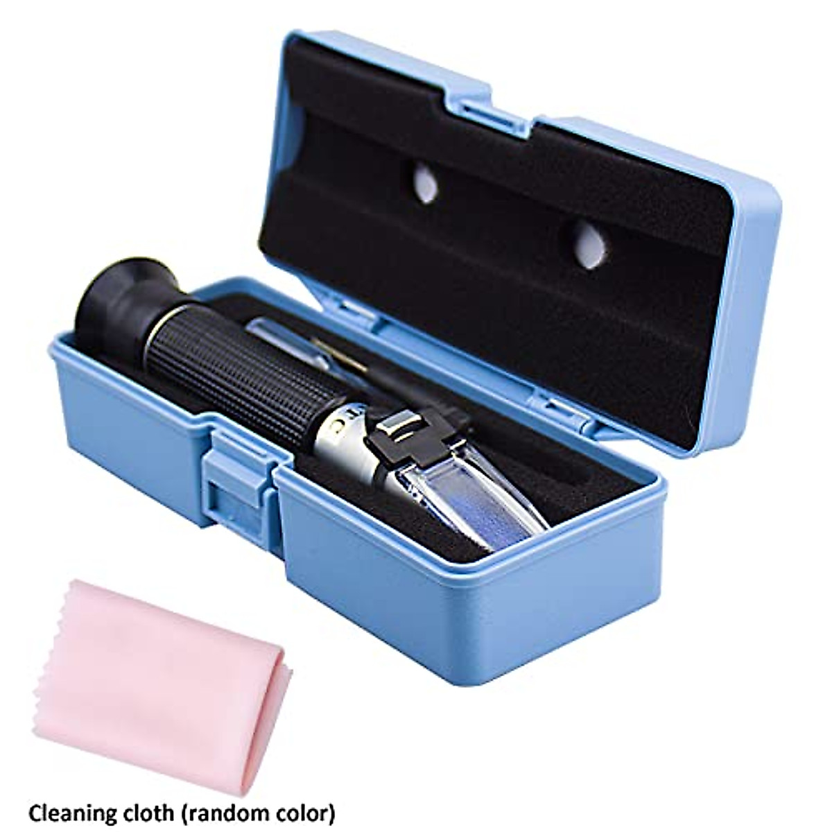 Brix Refractometer 0-32% Brix Meter Refractometer for Testing Sugar Content in Fruit, Portable Refractometer Tester for Making Maple Syrup, Juice, Beverage