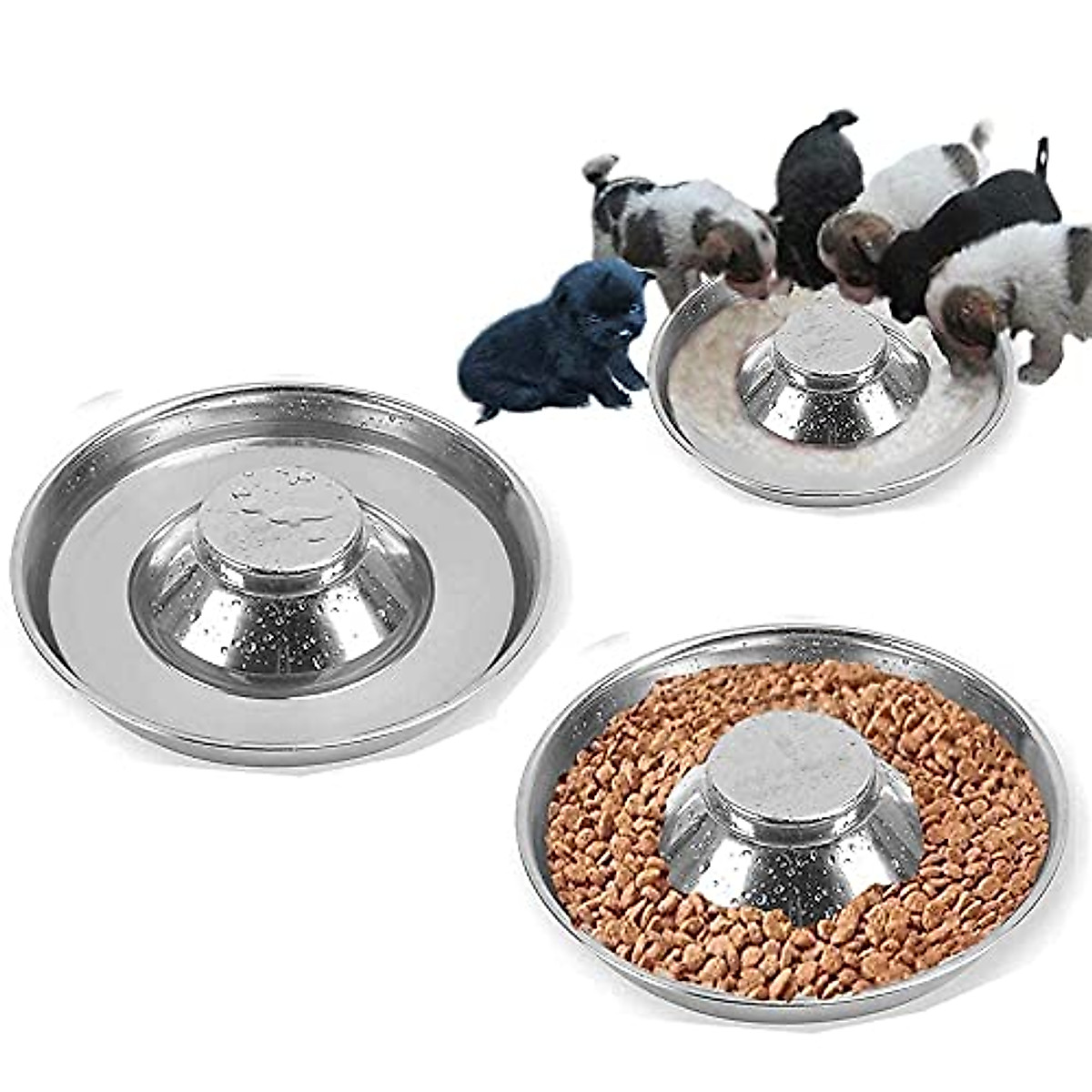 Puppy Bowls 2 Puppy Dish Dog Bowl Puppy Weaning Puppy Feeder Bowl Puppy Supplies