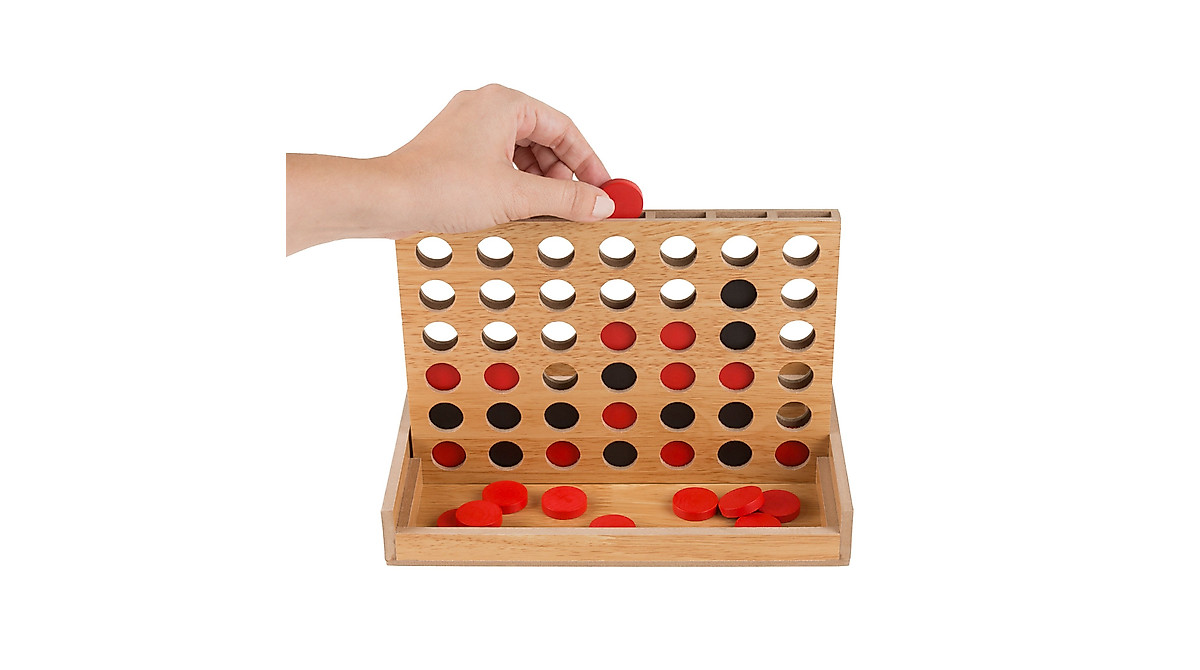 Classic Four in a Row Travel Game - Fun for All Ages